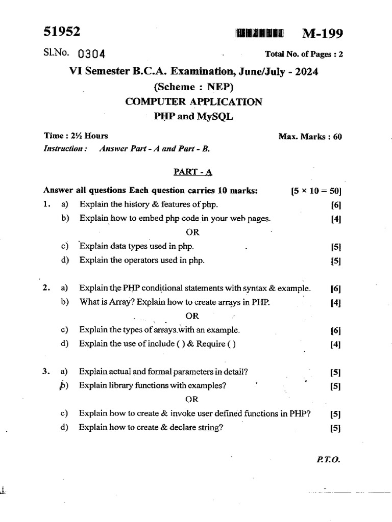 CS PHP AND MySQL | PDF