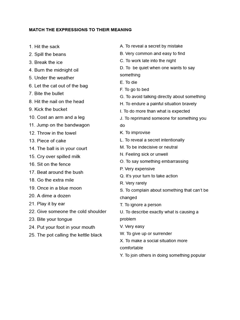 Matching Expressions | PDF
