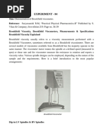 Brookfield - Viscosity Standards | PDF | Viscosity | Soft Matter