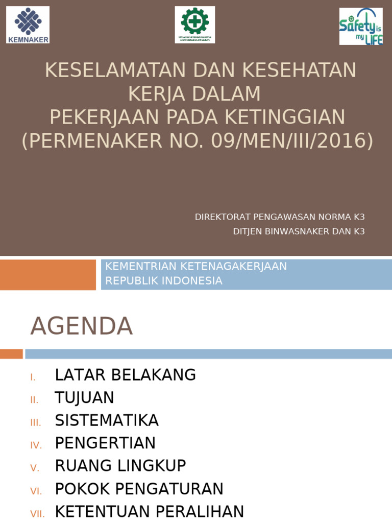 K3 Pekerjaan Ketinggian | PDF