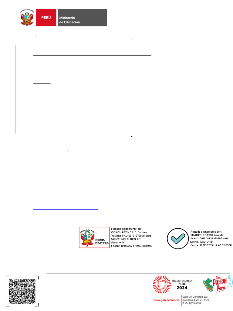 Oficio - Multiple-00041-2024-Minedu-Vmgp-Digebr Refuerzo Escolar | PDF | Educación primaria