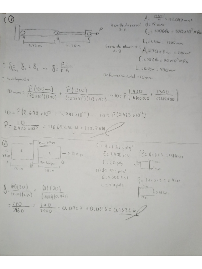 EU2 Mecánica de Materiales | PDF