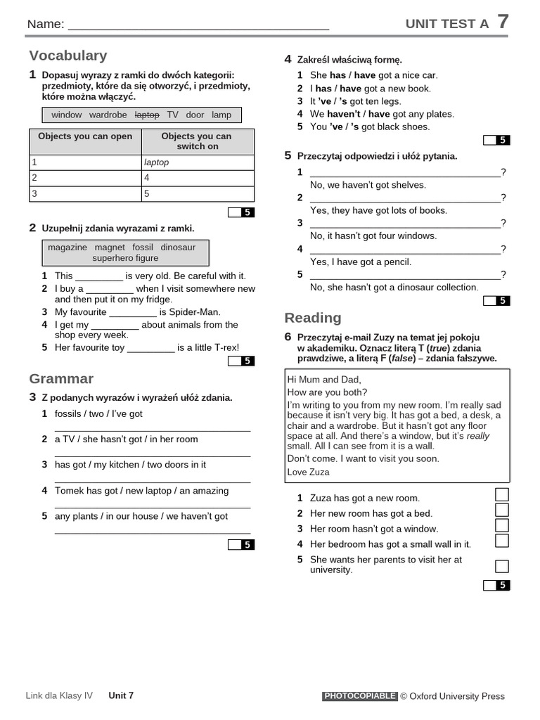 Assets Download Assessment Link L4 U7 Unit Testa | PDF