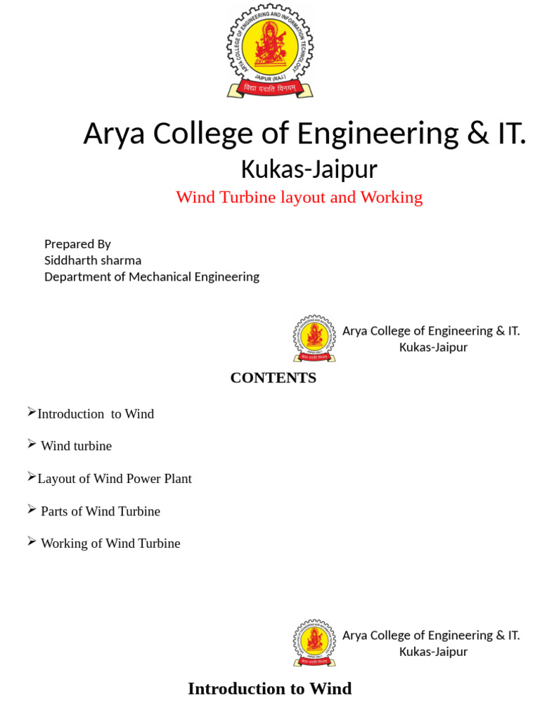 Wind Turbine Layout and Operation Guide | PDF | Turbine | Wind Turbine