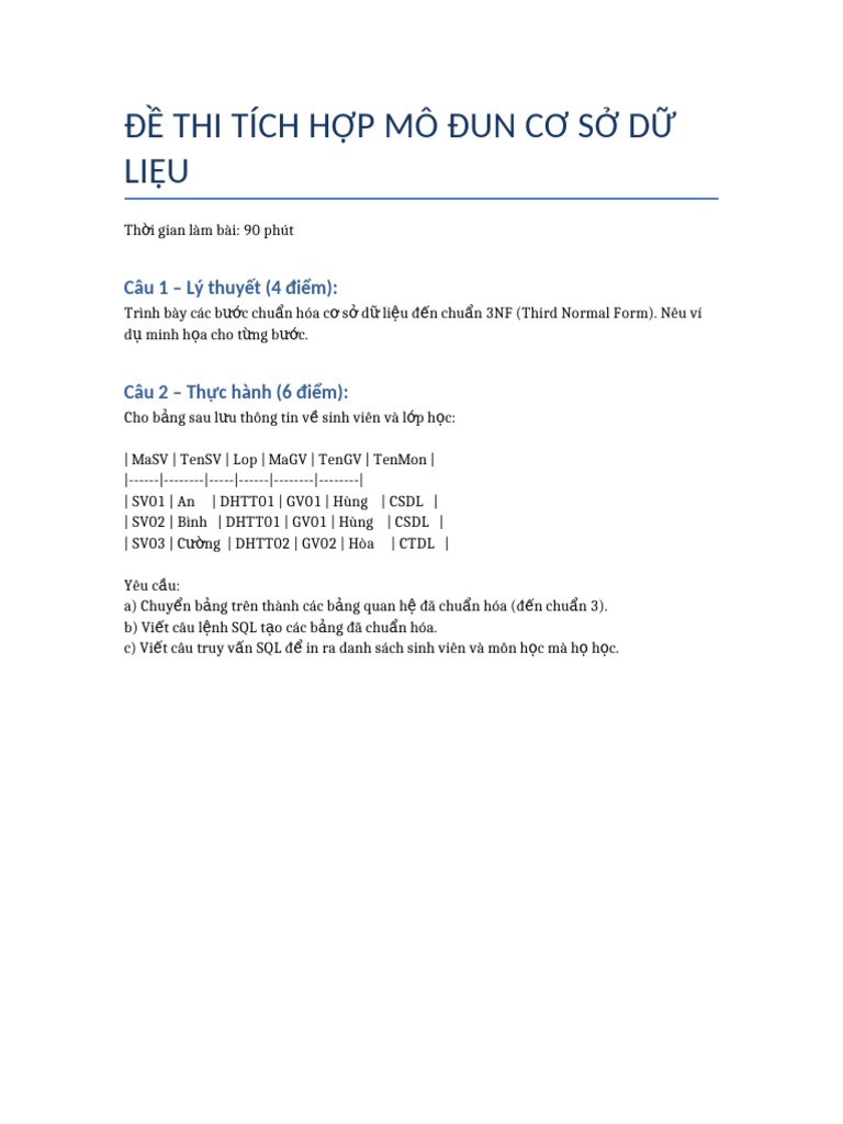 De_Thi_CSDL_M9 | PDF