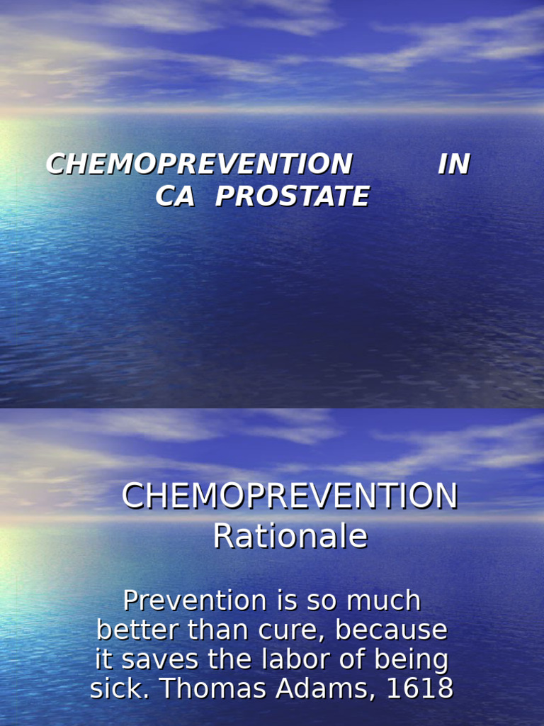Apollo Chemoprevention in CA Prostate | PDF | Prostate Cancer | Vitamin E