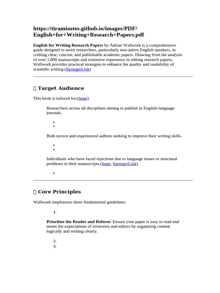 Guide to Writing Research Papers | PDF | Academic Publishing | Learning