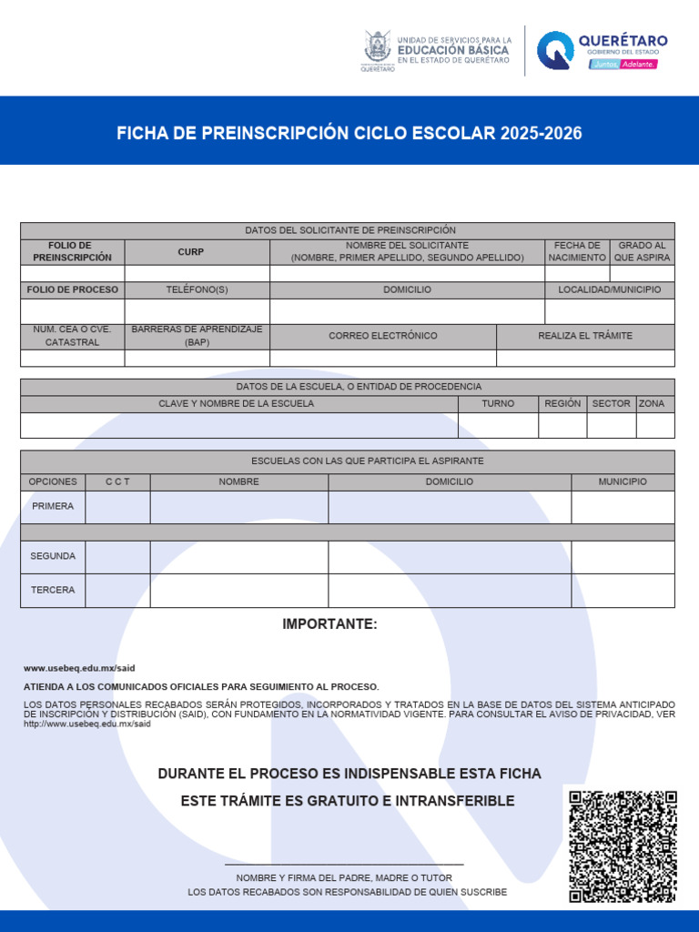 Ficha Preinscripcion DEVL211004MTSLNSA8 | PDF