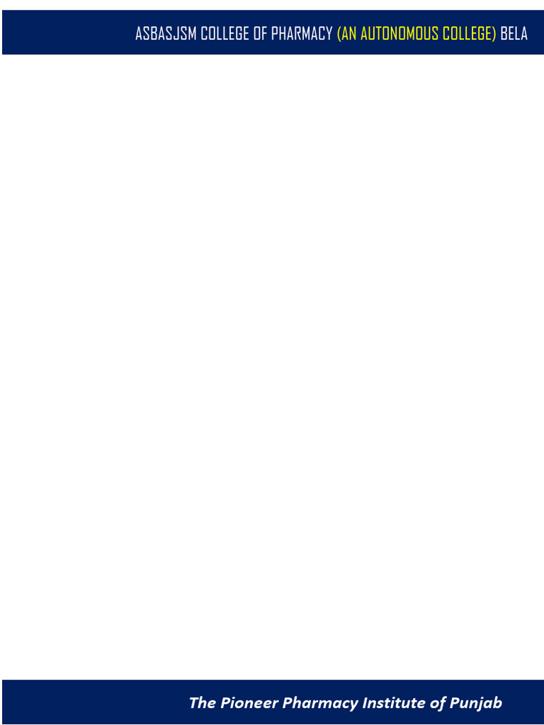 Brainkart - Pharmacy Practice - Notes Unit 4.bin - Removed | PDF ...