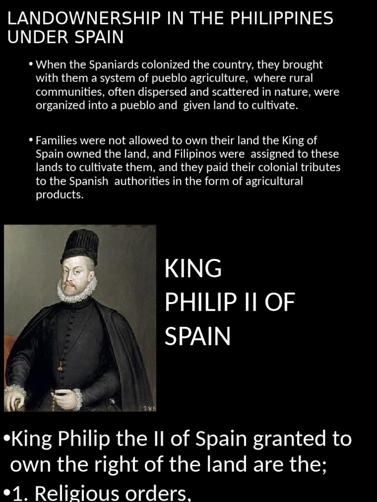 Land Ownership Under Spanish Rule | PDF | New Spain | Philippines