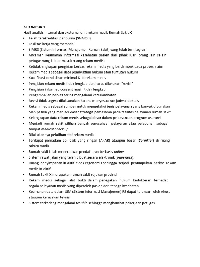 Tugas Analisis SWOT | PDF