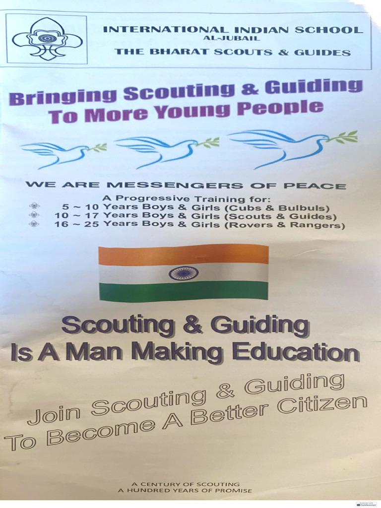 Cubs - Bulbuls - Scouts - and - Guides IISJ Circular | PDF