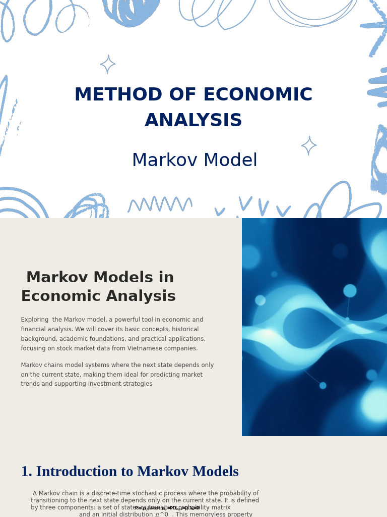 Markov Models in Economic Analysis | PDF | Markov Chain | Applied Mathematics