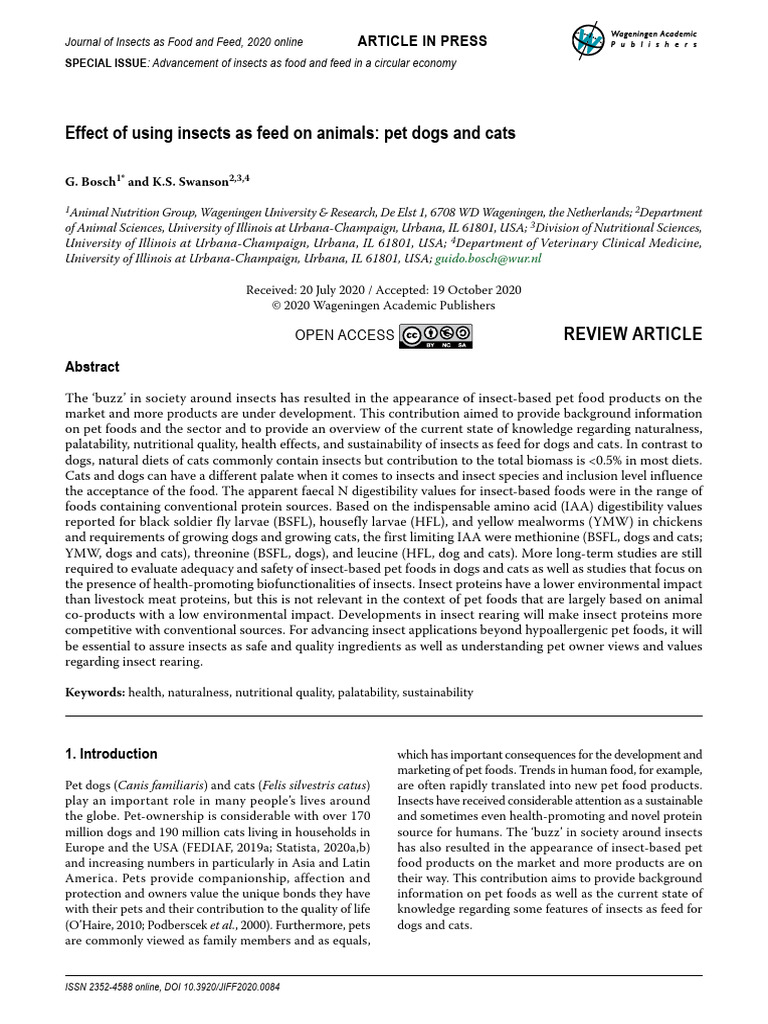 10 3920@jiff2020 0084 | PDF | Animals And Humans | Domesticated Animals