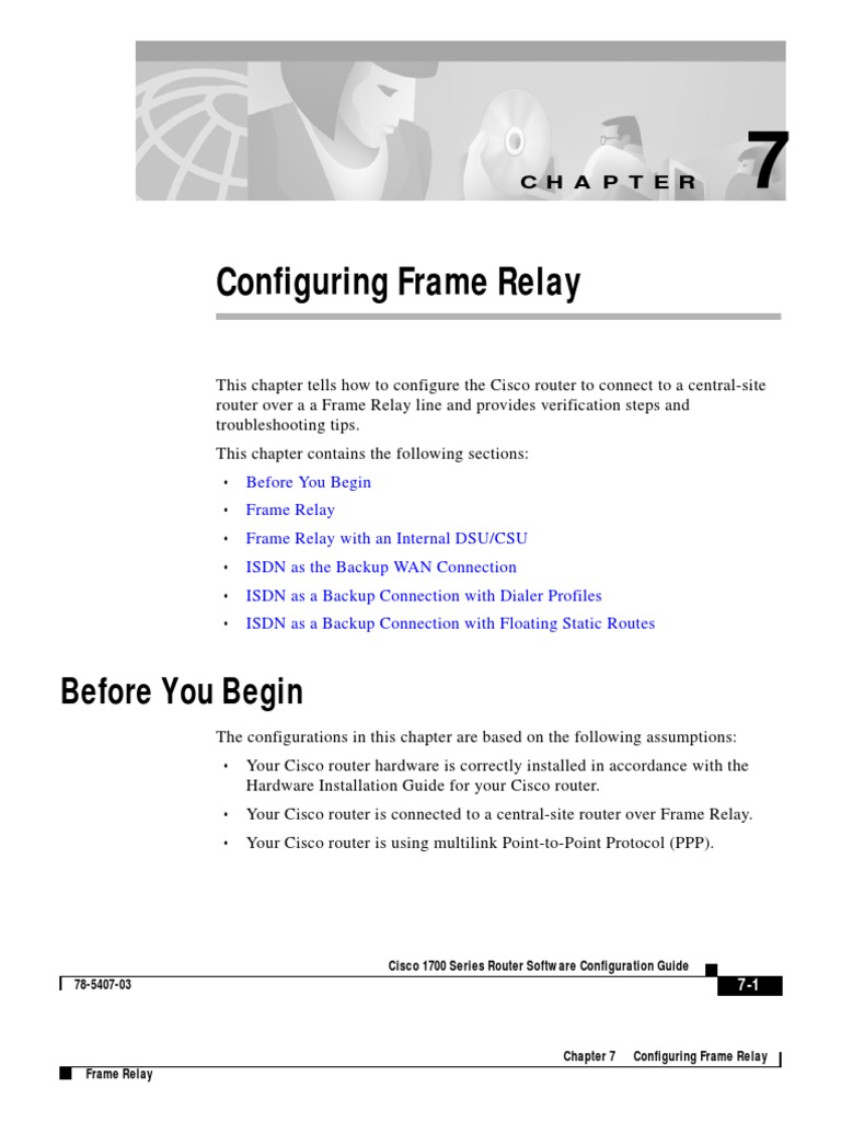 Configuring Frame Relay Cisco Routers | PDF | Router (Computing) | Ip Address