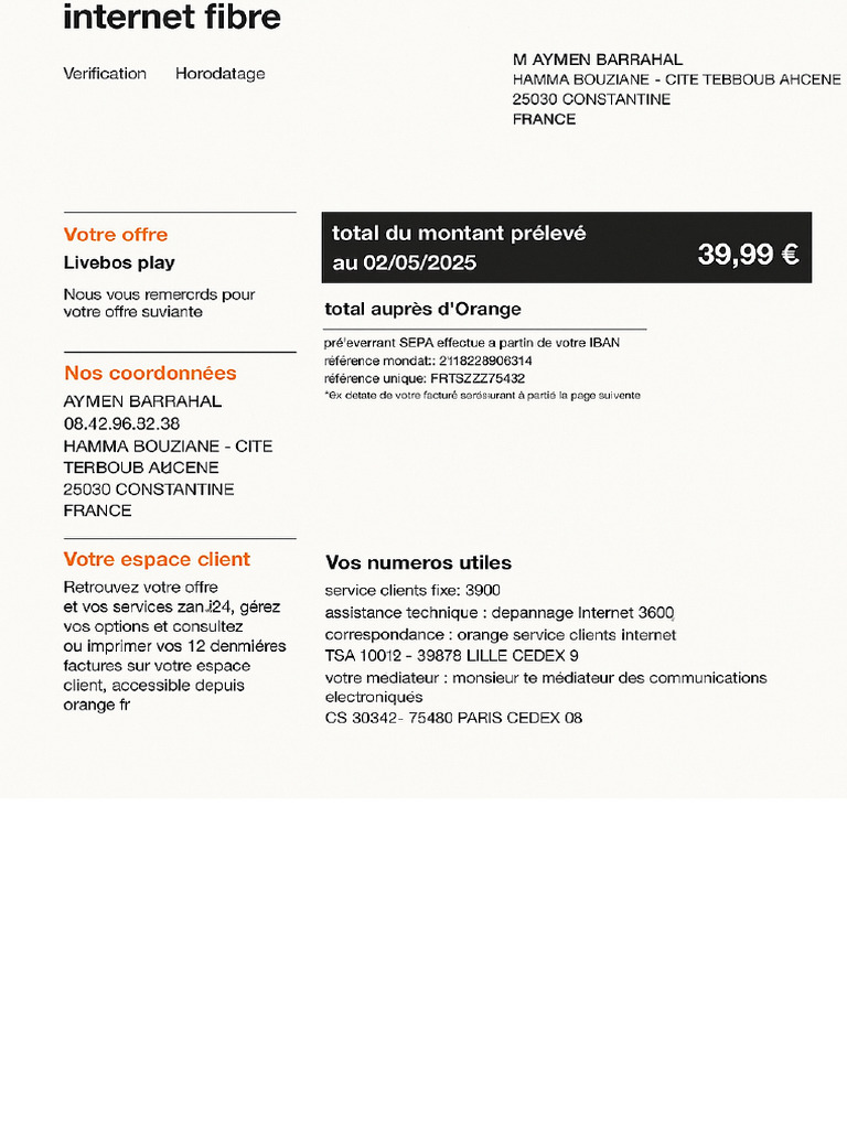 facture_orange_avril_2025 | PDF