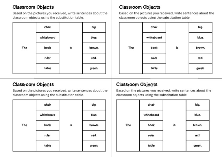 Let's Make Sentences! | PDF