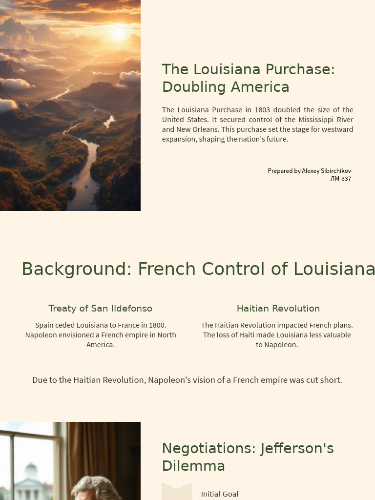 Louisiana Purchase | PDF | Louisiana Purchase | Thomas Jefferson