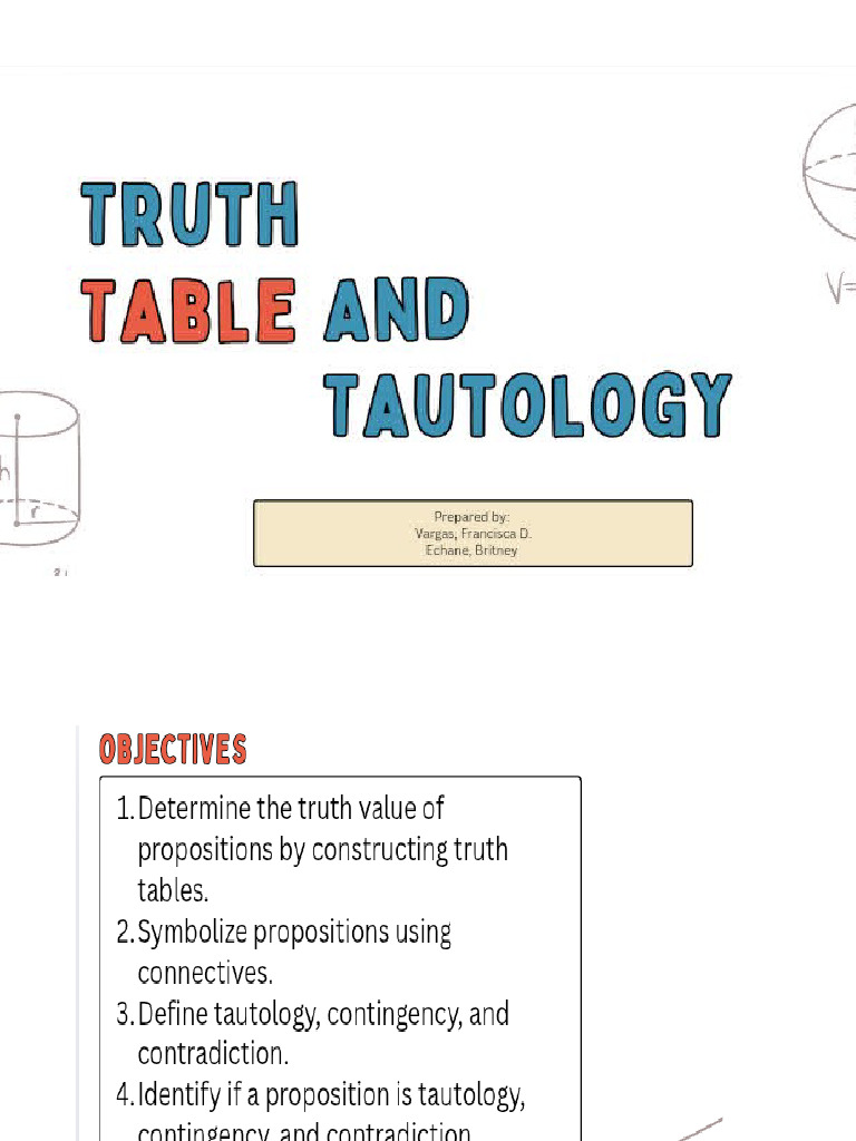 Truth-Table-and-Tautology-_-Vargas-Echane.pptx_20250515_180115_0000 | PDF