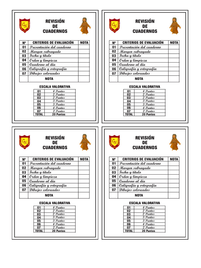 Revision de Cuadernos | PDF
