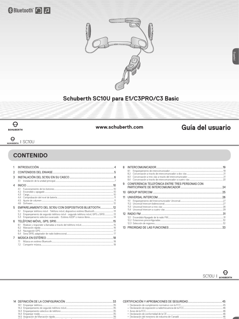 Manual Sc10u Sena | PDF | Bluetooth | Smartphone