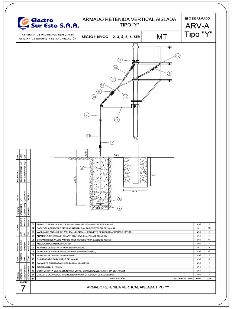 Retenida y Vertical | PDF