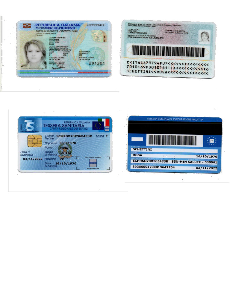 Carta Identita | PDF