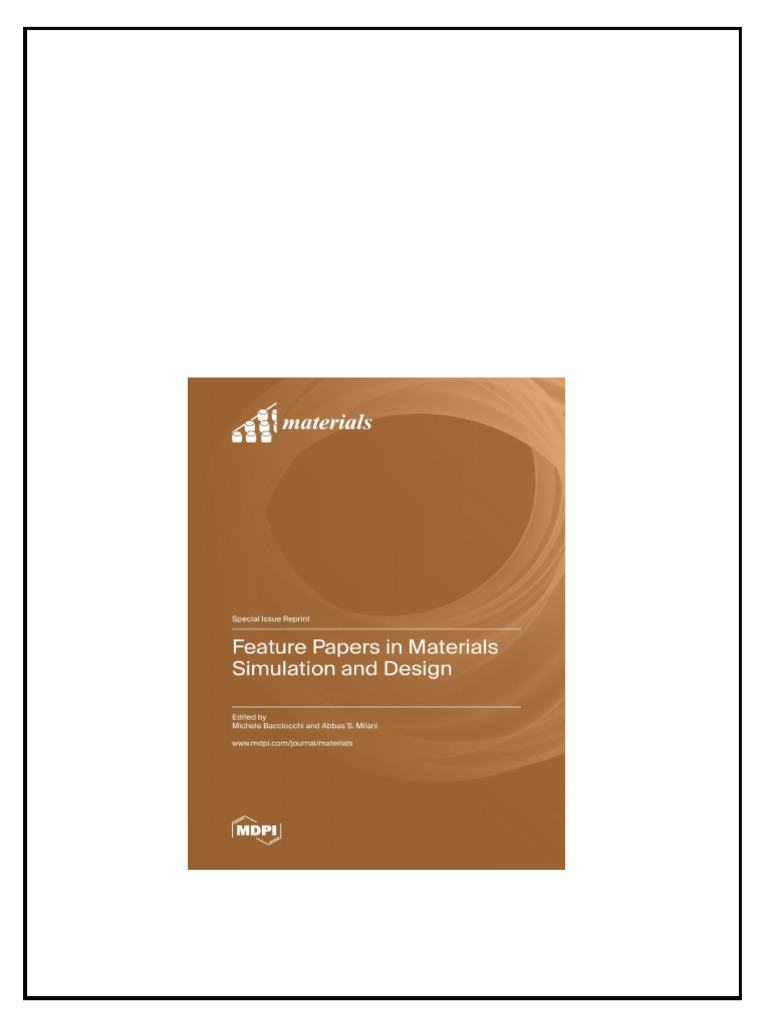 Feature Papers In Materials Simulation And Design Michele Bacciocchi download | PDF | Fuels ...