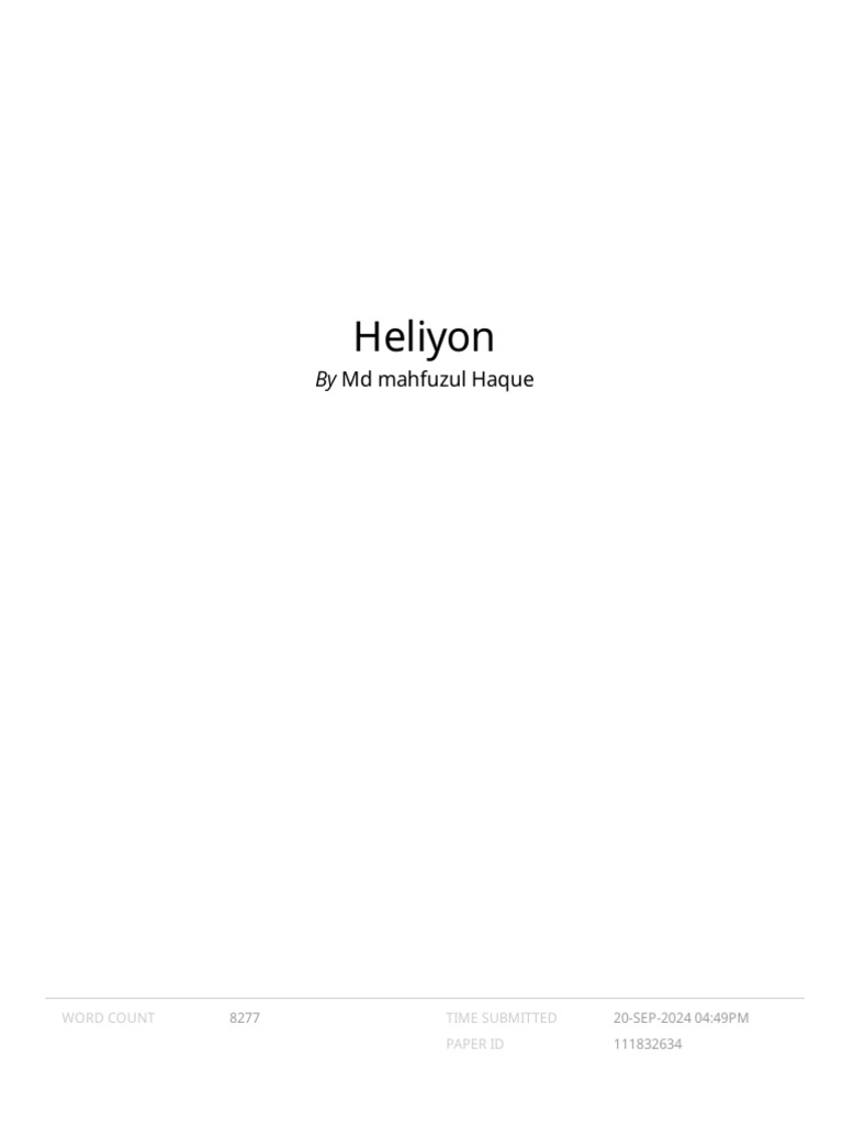 Heliyon | PDF