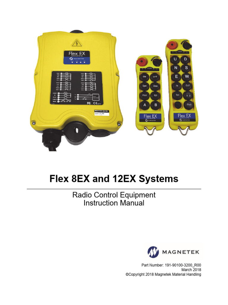 Transmitters Ex 8 12 Manual | PDF | Battery Charger | Crane (Machine)