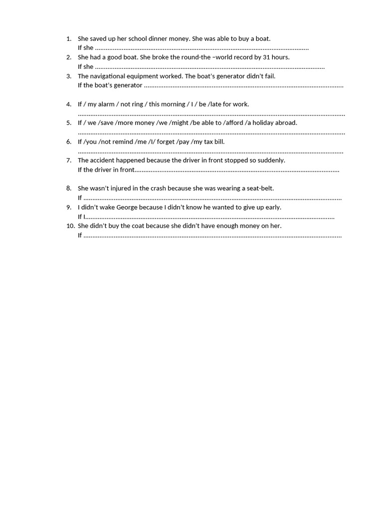 11 Class The 3 RD Conditional | PDF