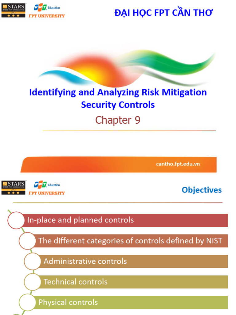Slot 9 - Identifying and Analyzing Risk Mitigation Security Controls | PDF | Securities | Risk