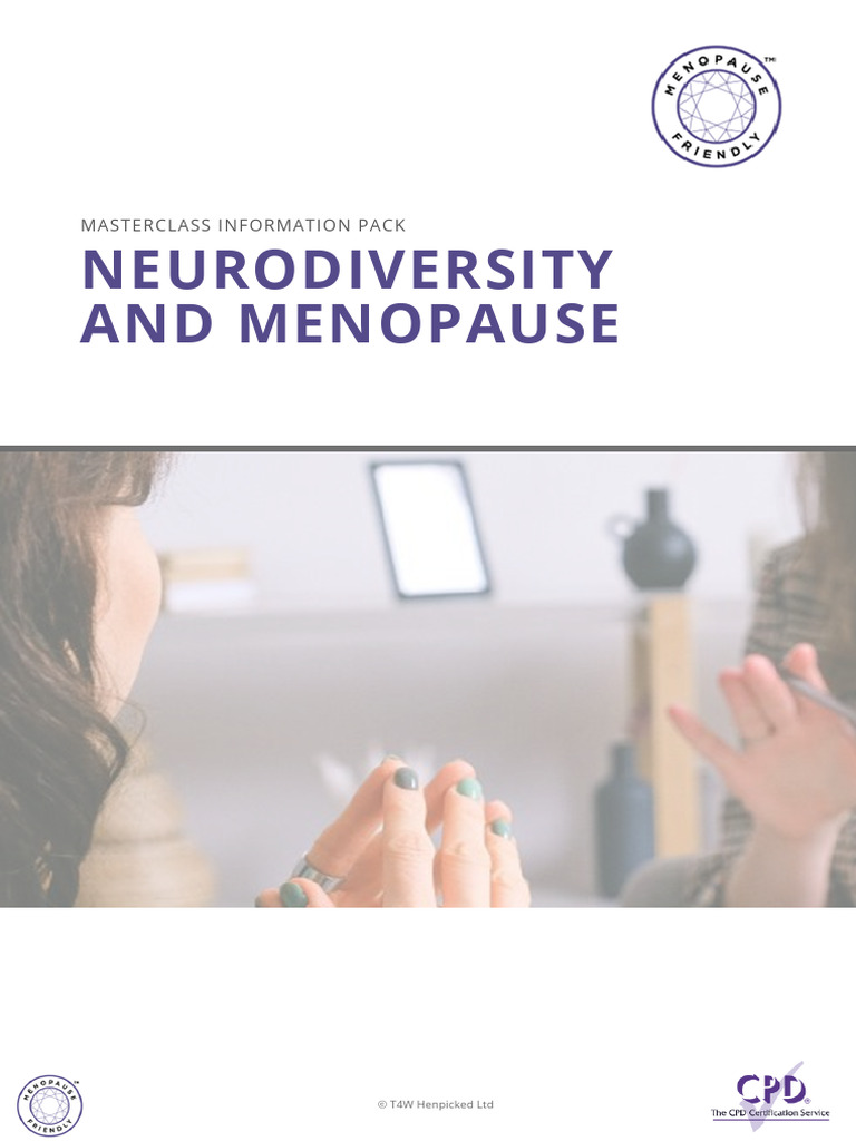 Menopause and Neurodiversity Resource Pack | PDF | Autism | Attention ...