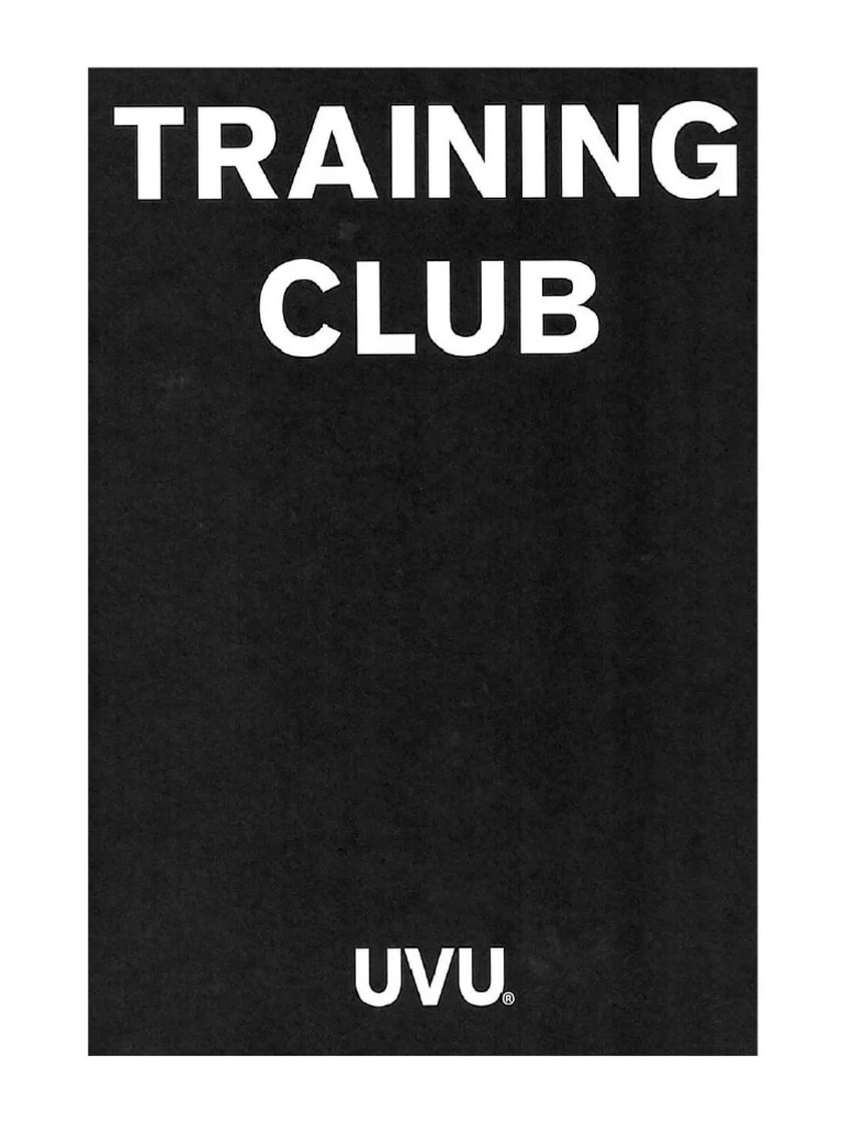 Uvu-Training Club | PDF