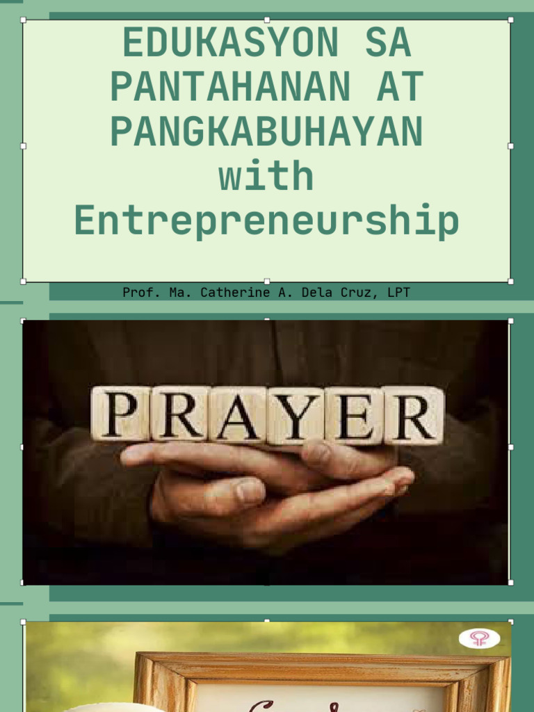 Week 1 2 Importance and Components of Epp | PDF | Agriculture ...