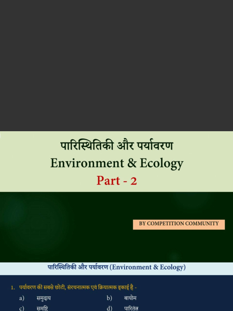 Ecology 2 | PDF