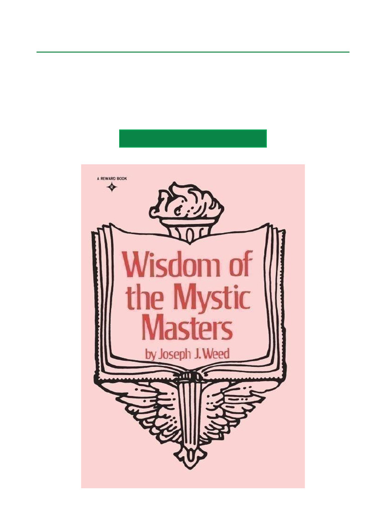 Explore Wisdom of The Mystic Masters Full Book Access | PDF