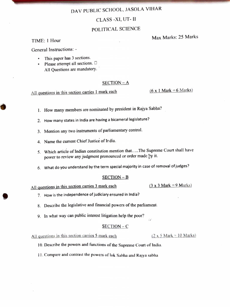 Class 11 D Unit 1 and 2 (2024-25 | PDF | Goat