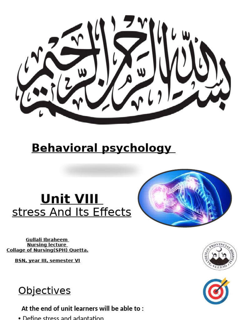 Stress and Its Effects | PDF | Stress (Biology) | Psychological Resilience