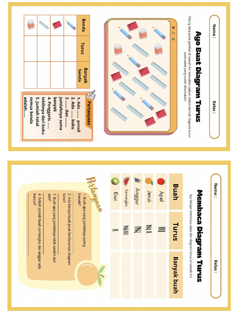 LKPD Diagram Turus Kelas 2 | PDF