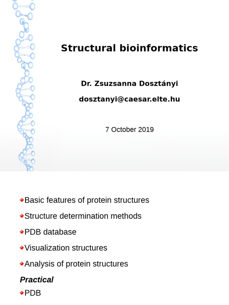 Structural Bioinformatics | PDF | Protein Structure | Proteins