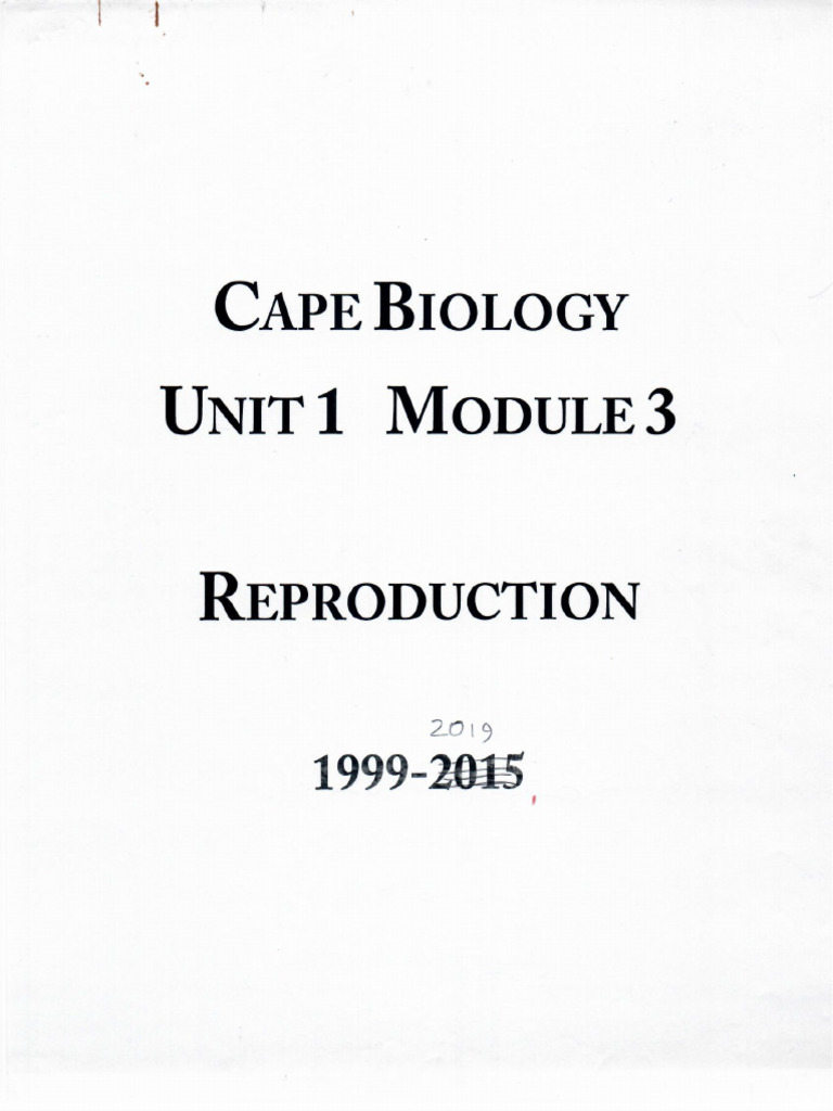 Unit 1 Module 3 Paper II 1999-2019 | PDF