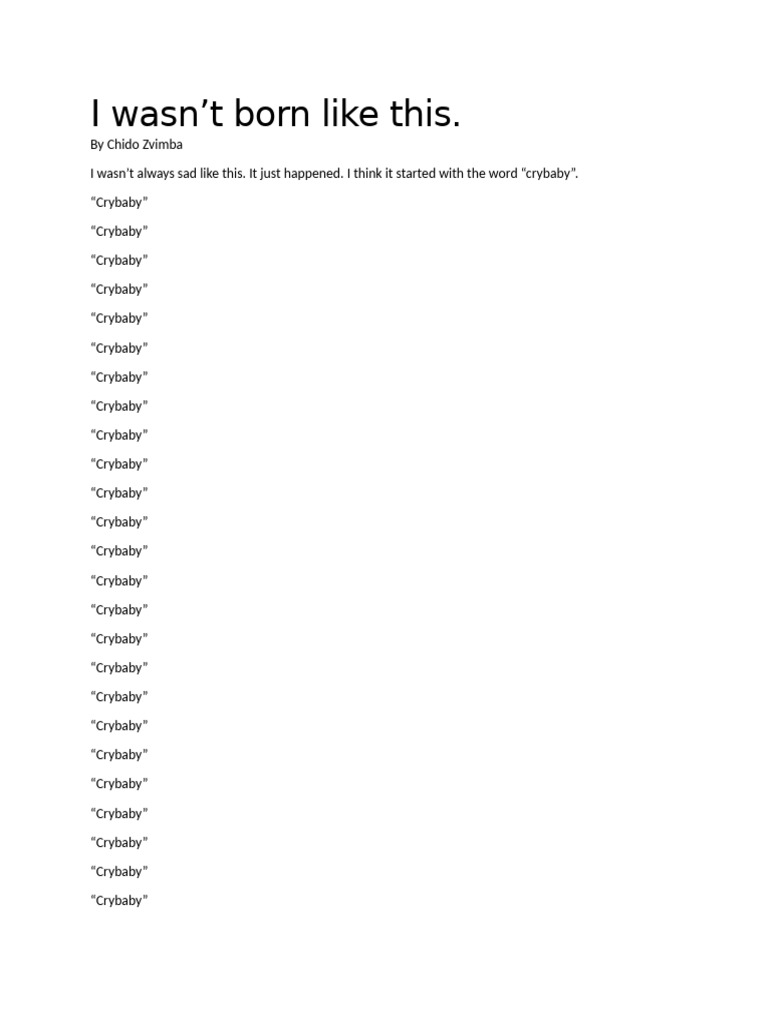 My Thoughts Paper 1 | PDF