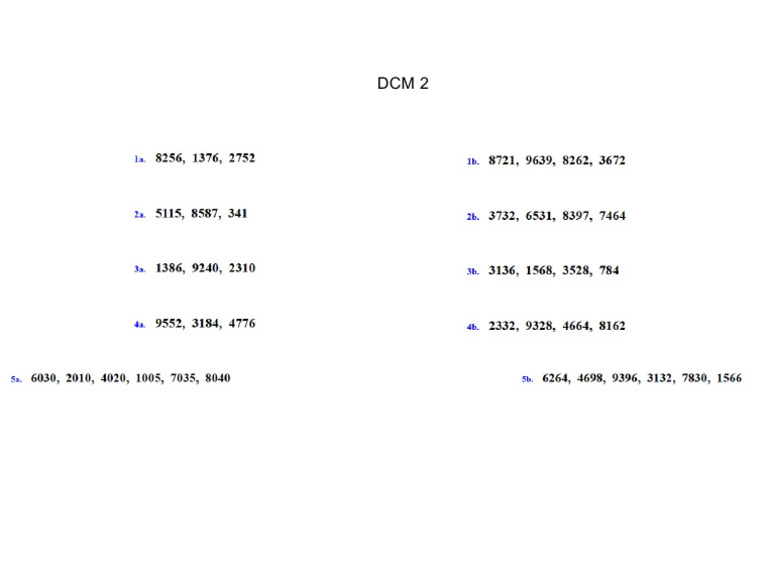 DCM 2 | PDF