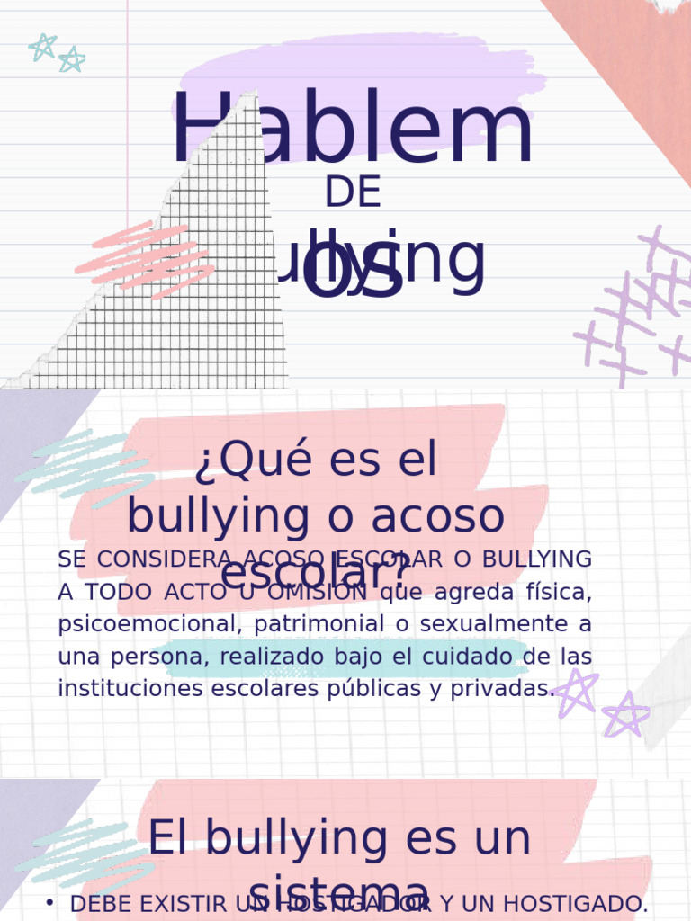Entendiendo el Bullying Escolar | PDF | Violencia | Ciencias del ...