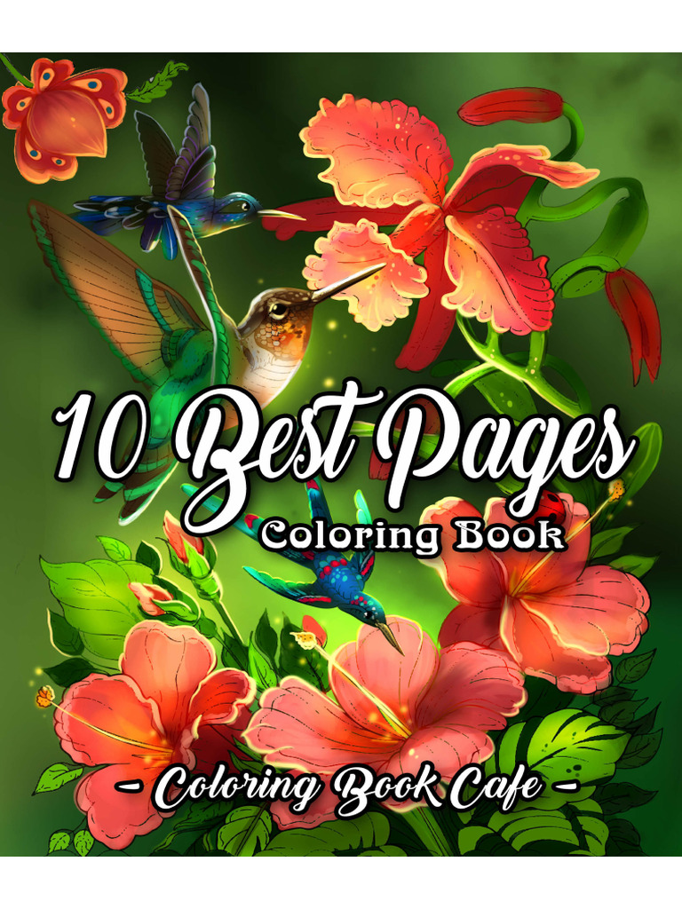 Coloring Book Cafe - 10 Best Pages 2020 | PDF