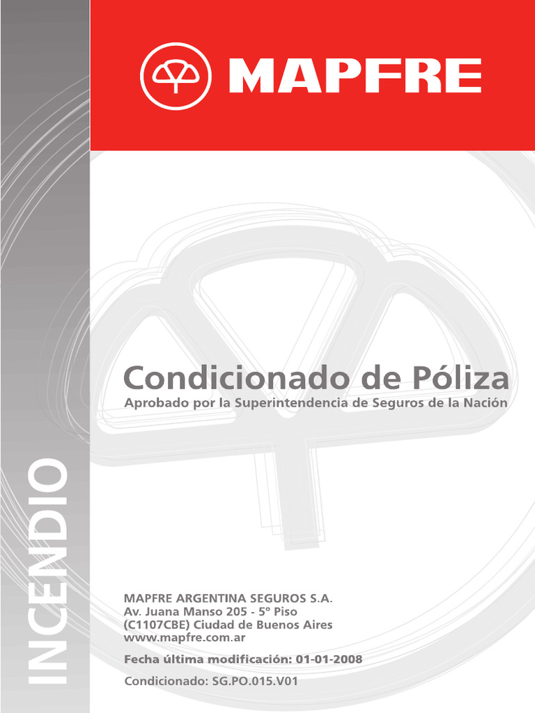 Condicionado de Póliza Mapfre | PDF | Póliza de seguros | Seguro