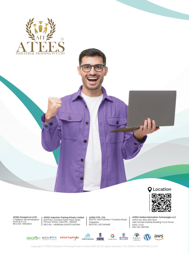 ATEES Industrial Training Brochure | PDF | Web Development | Java Script