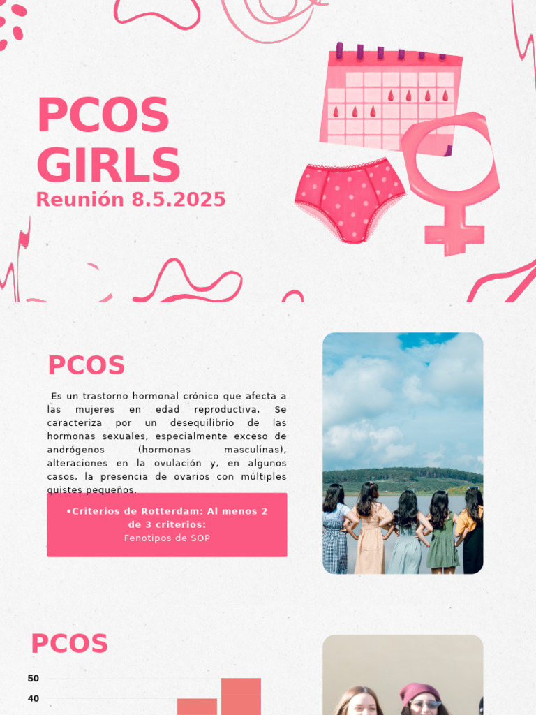 Pcos Girls Presentacion | PDF | Menstruación | Ovario