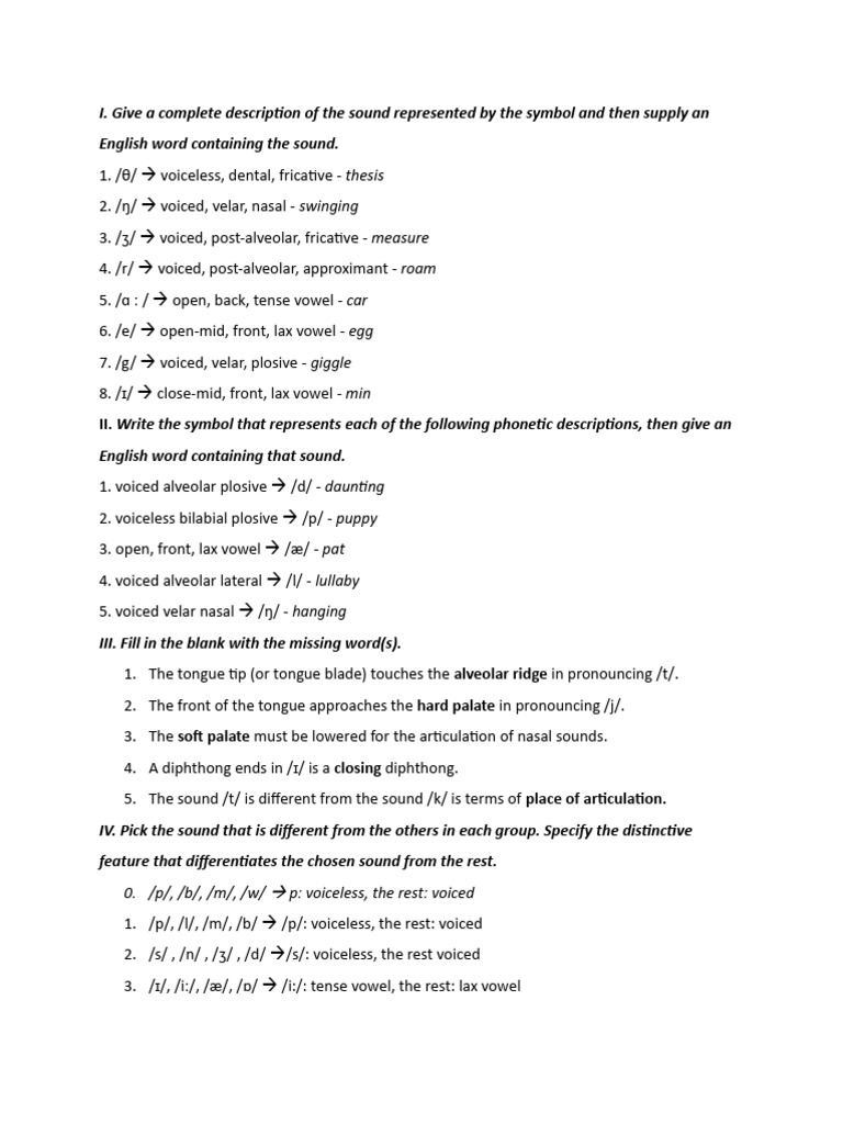 (Revision - Midterm - Phono) Lữ Ngọc Vân Anh 49.01.701.008 | PDF | Linguistics | Phonology
